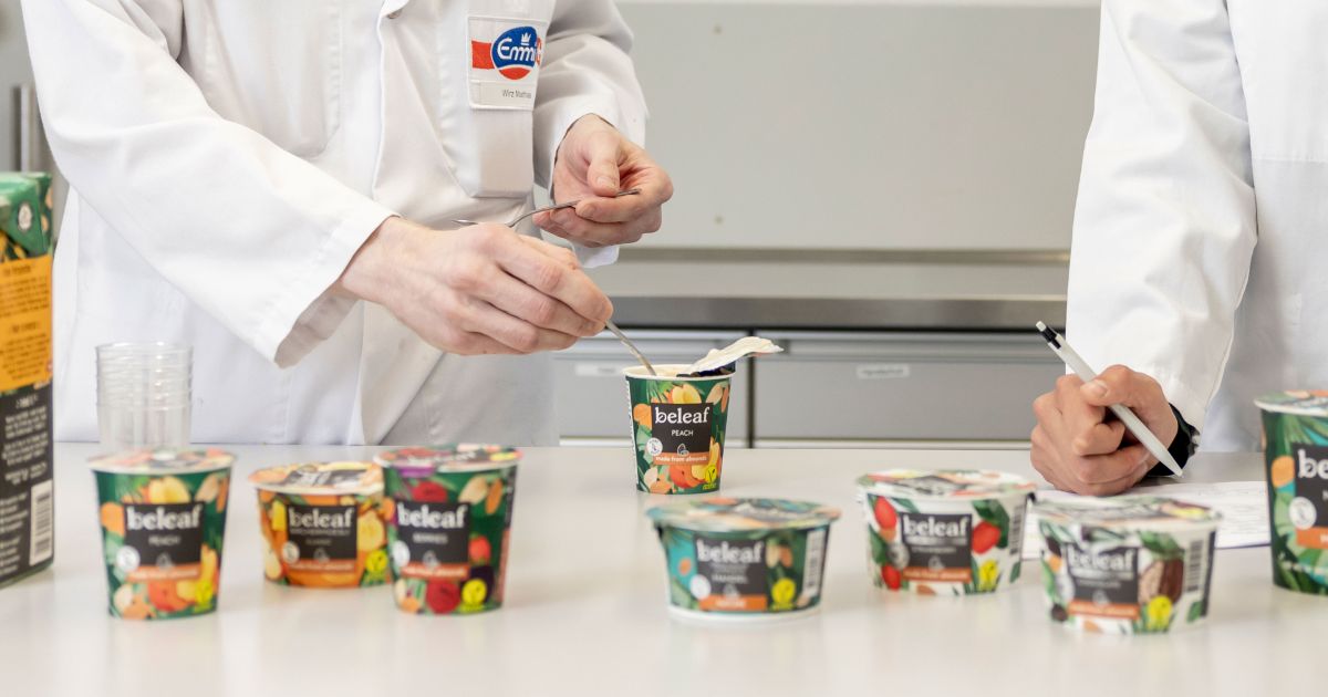 Research and development in the Emmi vegan laboratory