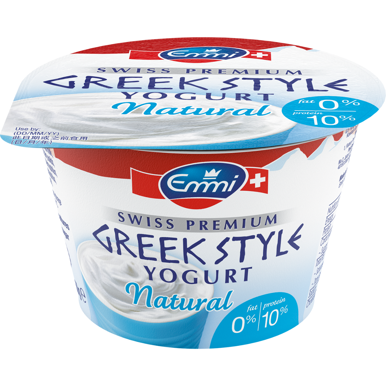 Emmi Swiss Premium Greek Style Yogurt Natural 0% 150g | Emmi Asia