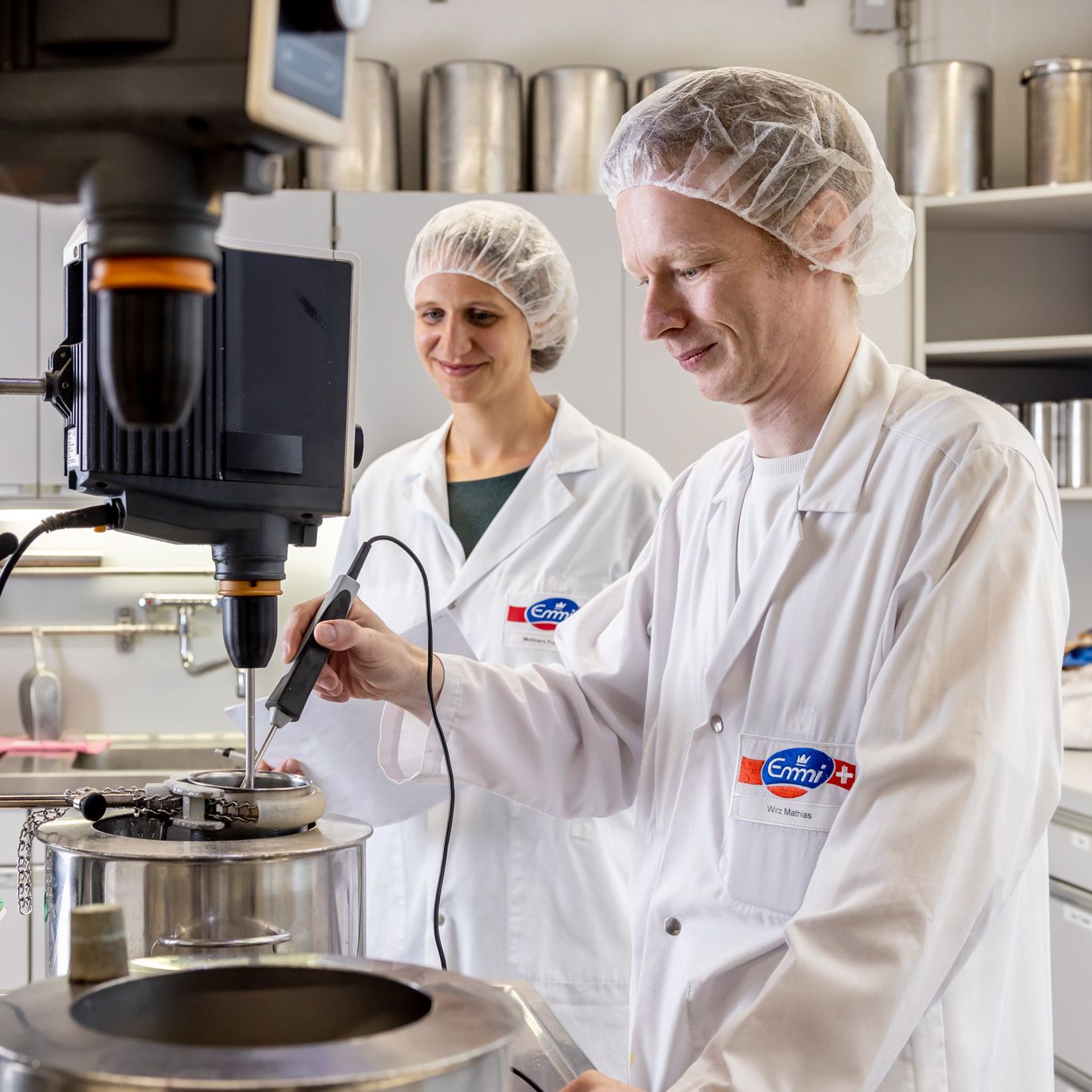 Research and development in the Emmi vegan laboratory