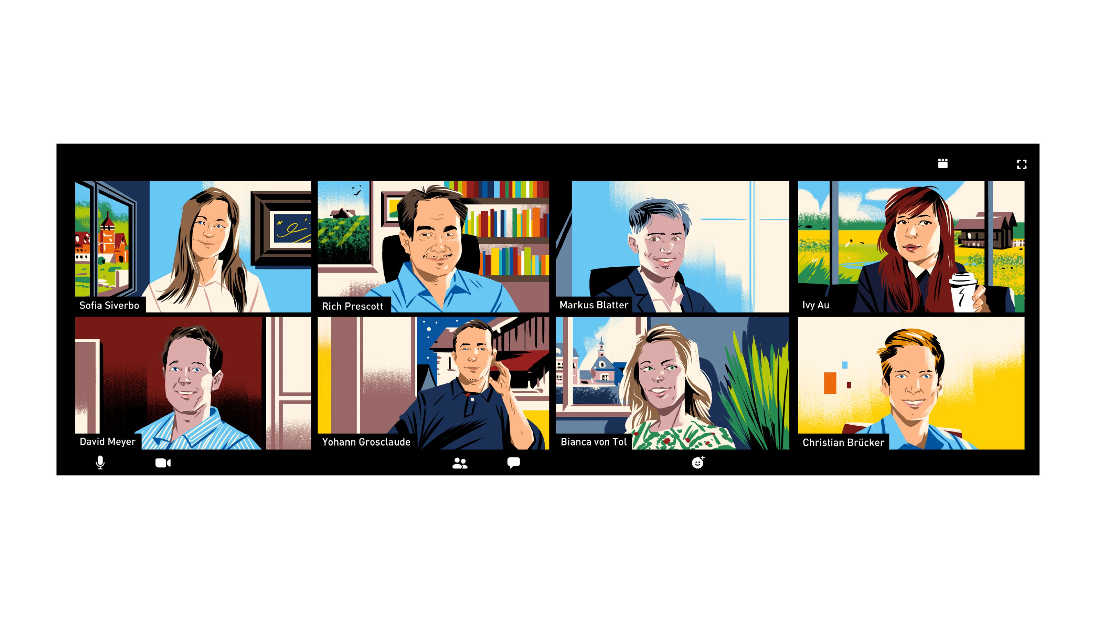 Teamwork: spread across the whole world