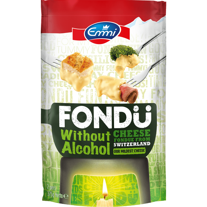 Emmi fondue zonder alcohol